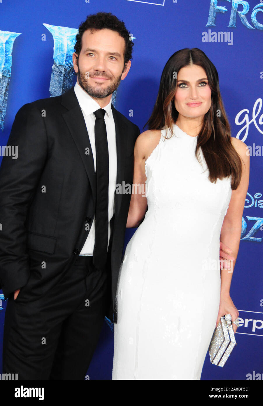 Hollywood, California, USA 7th November 2019 Actor Aaron Lohr and wife ...