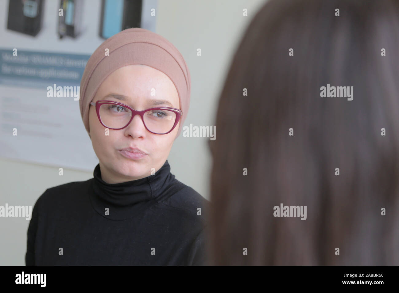 Group of young students in technical vocational training with young ...