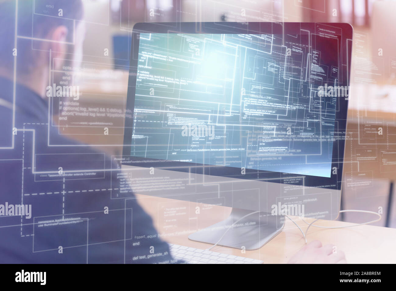 Programmer Working In A Software Development And Coding Technologies Website Designtechnology