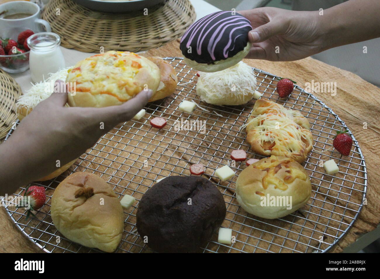 Bakery and Pastry in morning Stock Photo - Alamy
