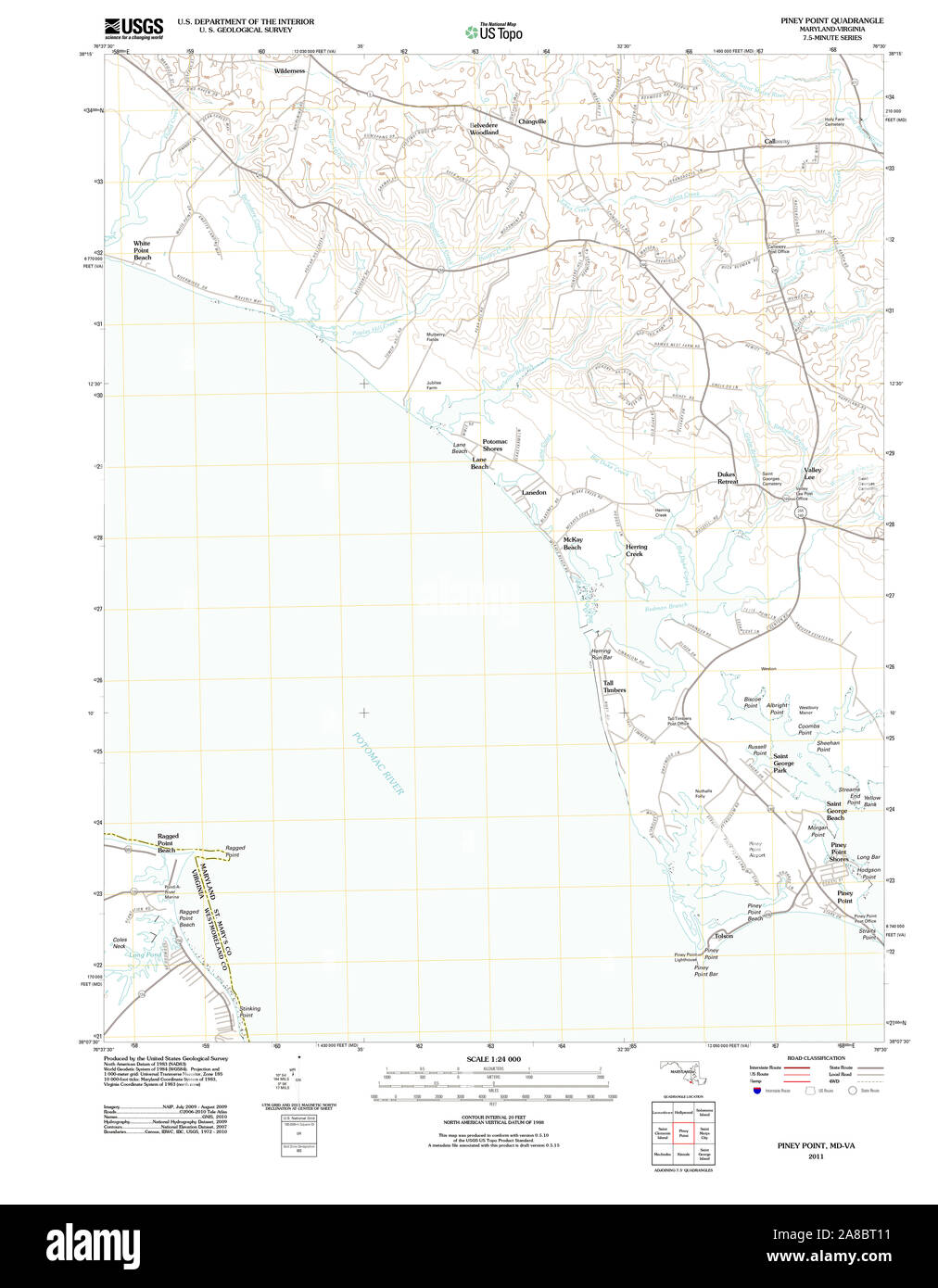 Map of piney hi-res stock photography and images - Alamy