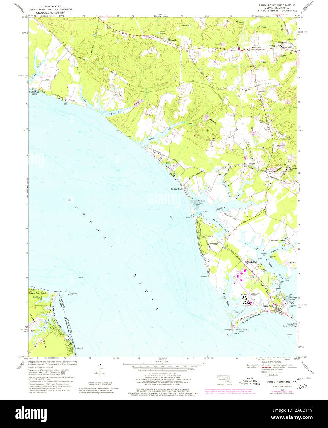 Map of piney hi-res stock photography and images - Alamy
