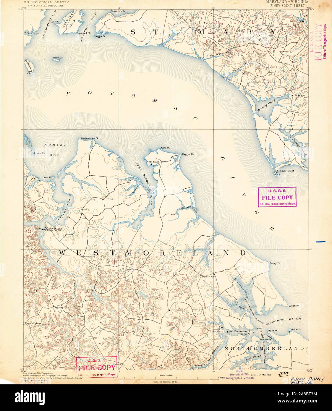 Map of piney hi-res stock photography and images - Alamy