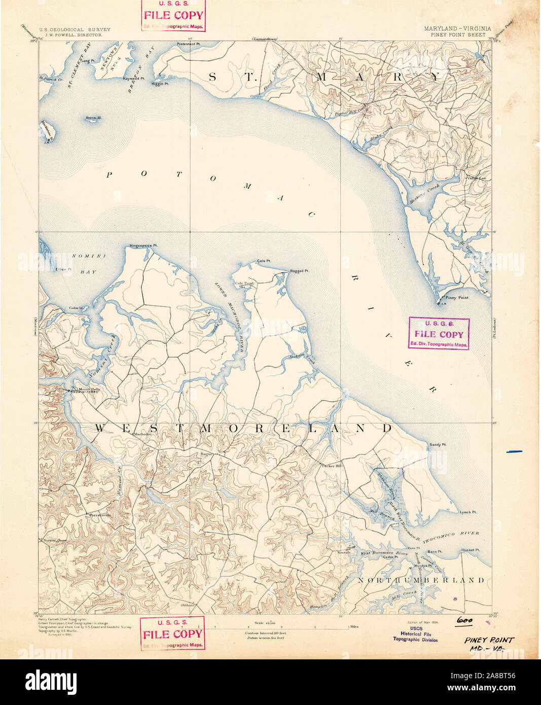 Map of piney hi-res stock photography and images - Alamy