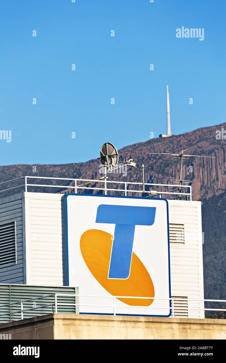 Telstras cororate logo hi-res stock photography and images - Alamy