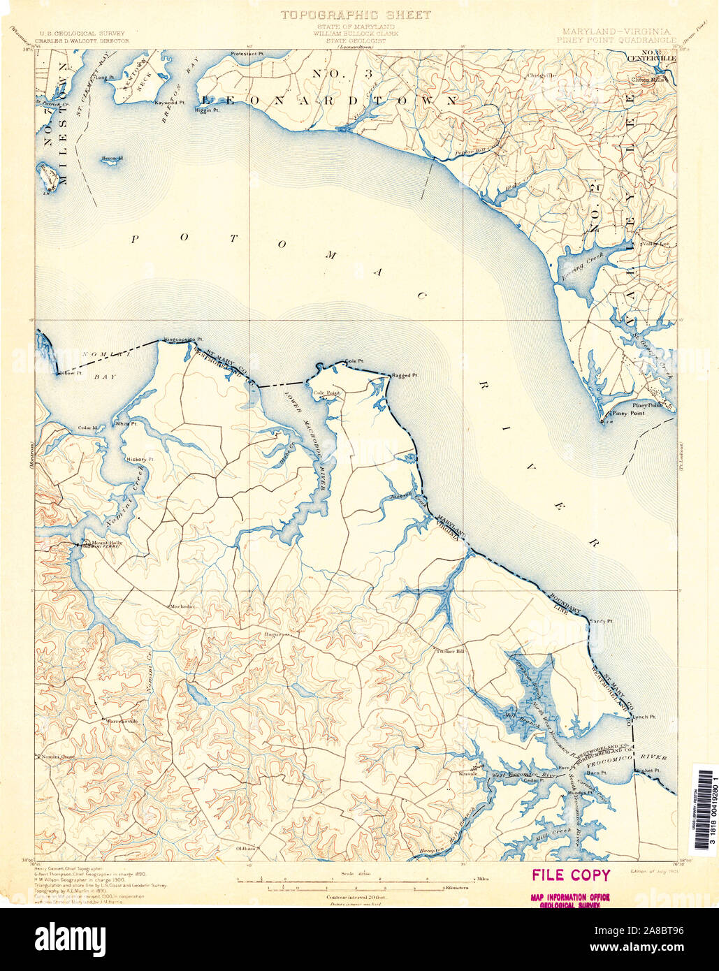 Map of piney hi-res stock photography and images - Alamy