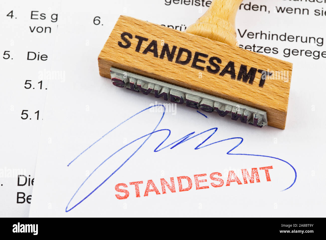 Standesamt hochzeit hi-res stock photography and images - Alamy