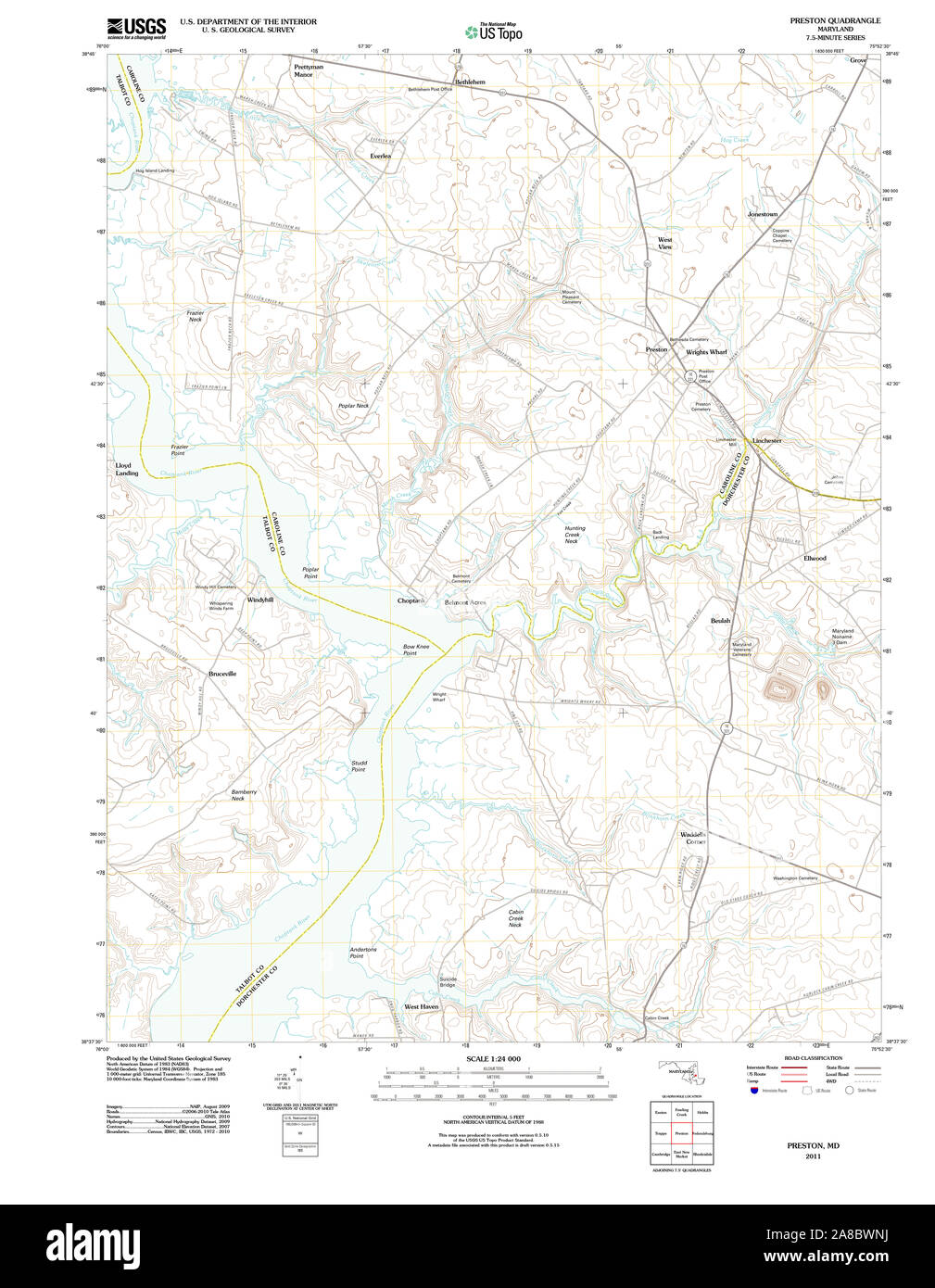 Preston map Cut Out Stock Images & Pictures - Alamy