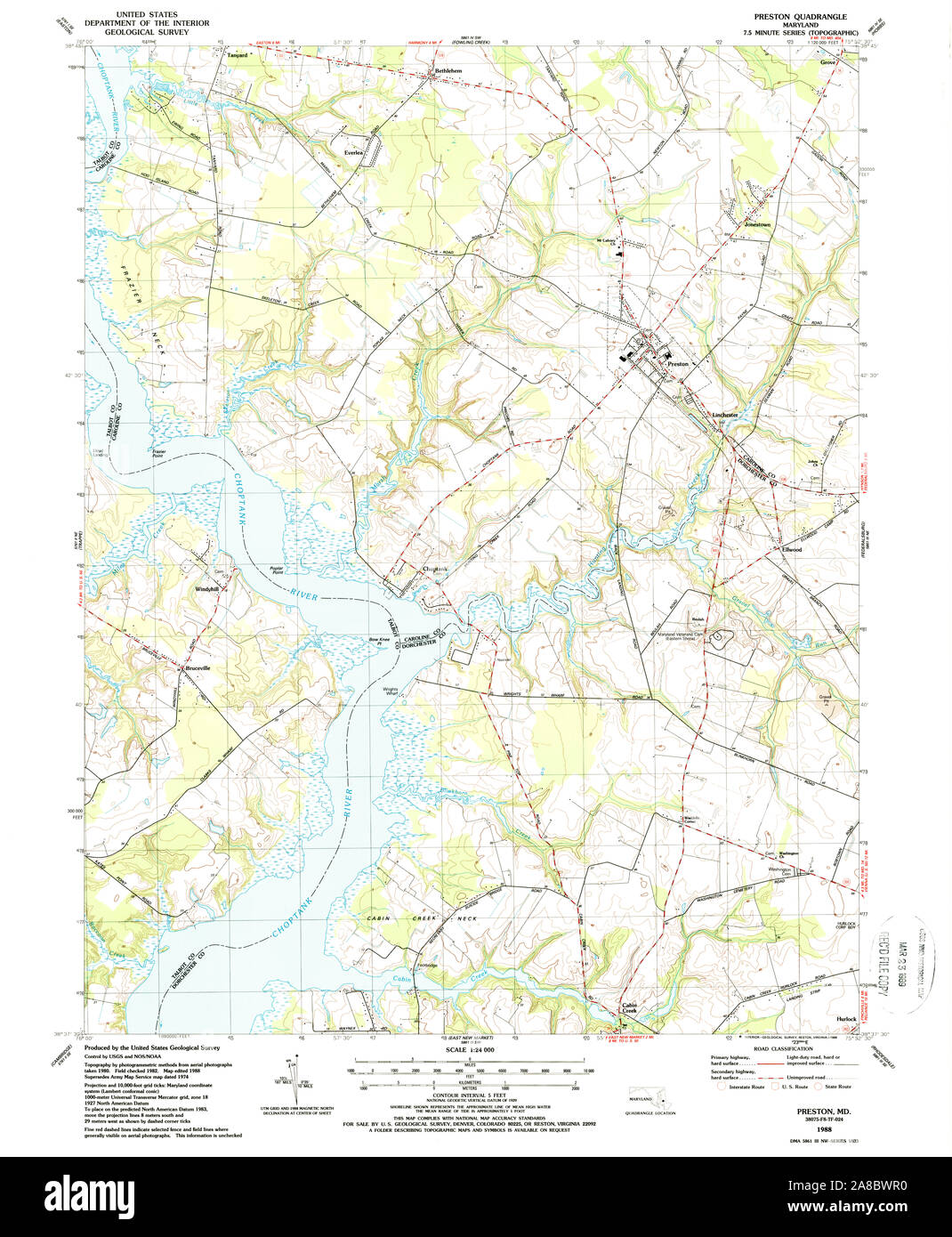 Preston map Cut Out Stock Images & Pictures - Alamy