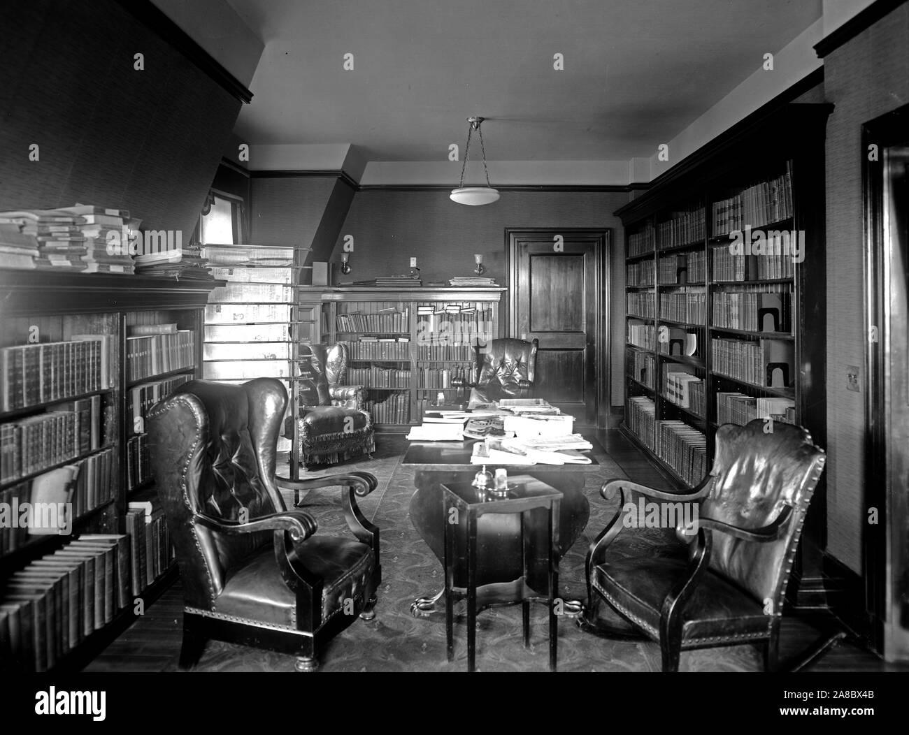National Press Club library ca. early 1900s Stock Photo - Alamy