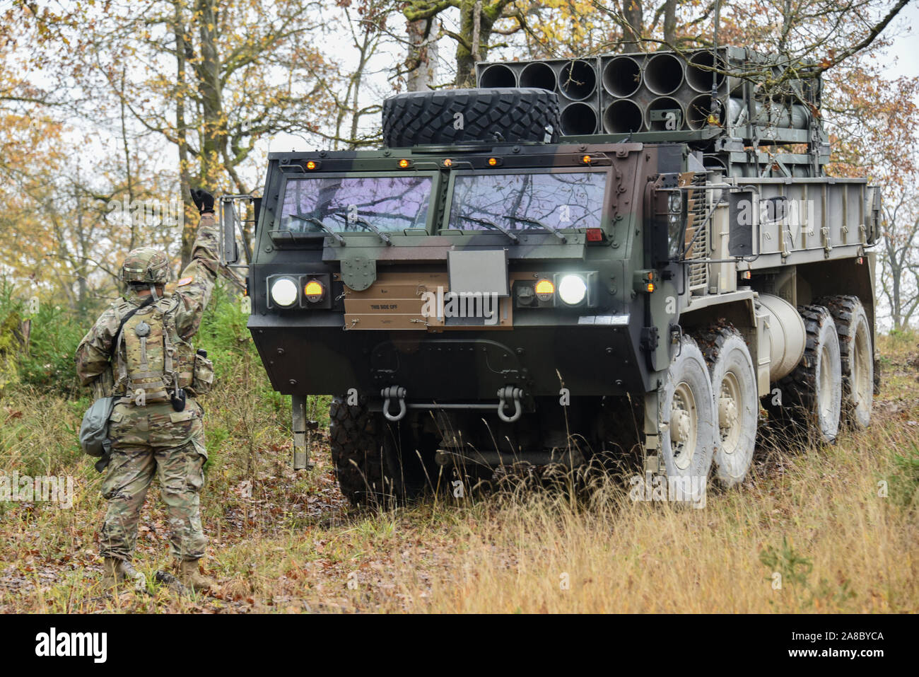 A U.S. Soldier, assigned to 1st Battalion, 6th Field Artillery Regiment ...