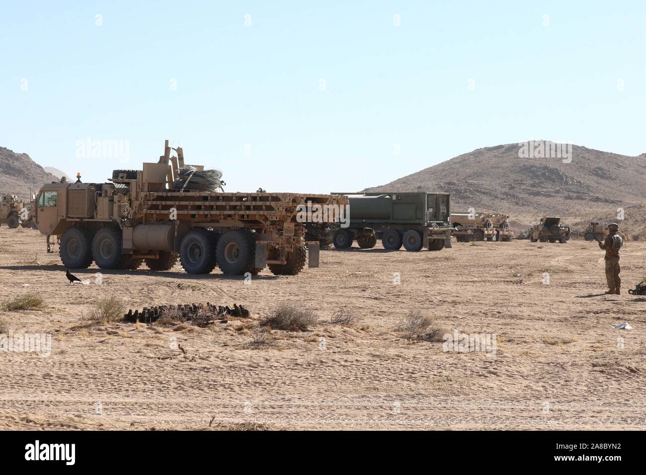 Desert combat truck hi-res stock photography and images - Alamy