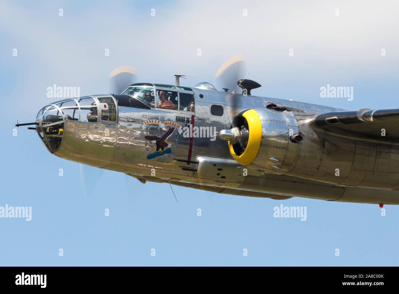 A World War II era B-25 Mitchell performs a flyby at the 2019 Thunder ...