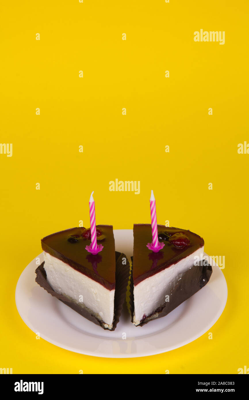 Two layer birthday cake hi-res stock photography and images - Alamy