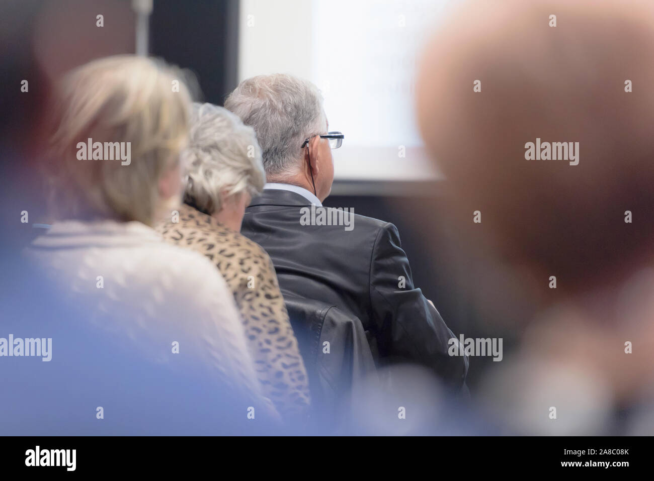 Presentation Seminar Group Listening Audience Concept Stock Photo - Alamy