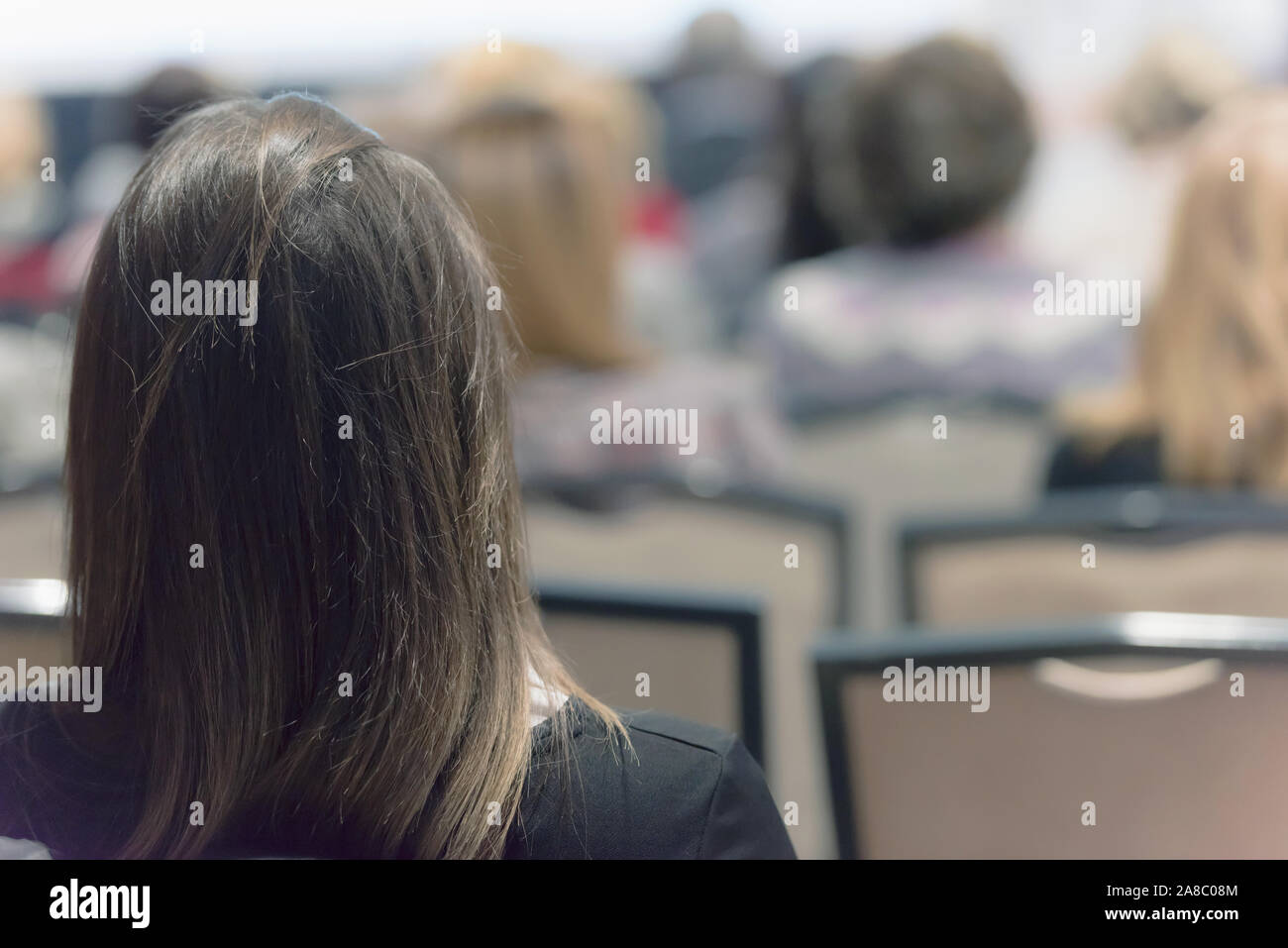 Presentation Seminar Group Listening Audience Concept Stock Photo - Alamy