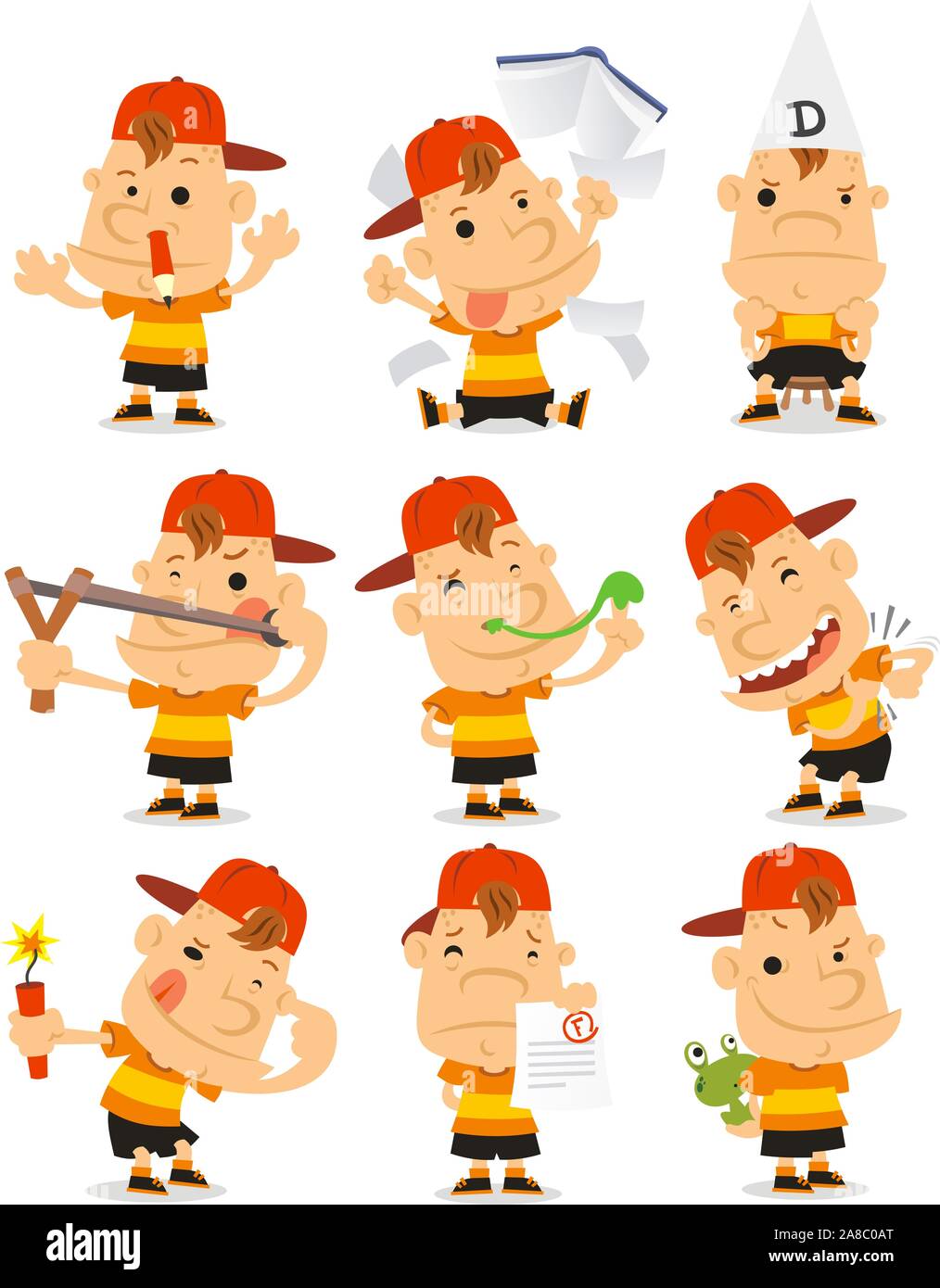 Detention classroom Stock Vector Images - Alamy