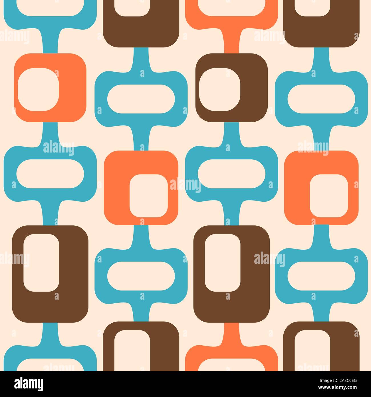 Mid century modern interior design Stock Vector Images - Alamy