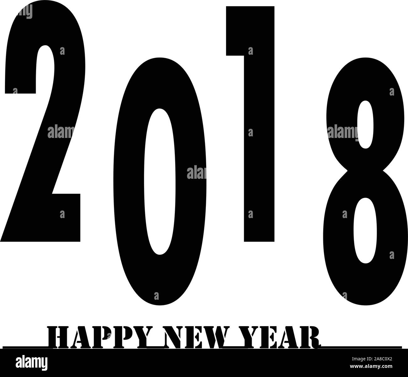 Gold glitter background 2018 Cut Out Stock Images & Pictures - Alamy