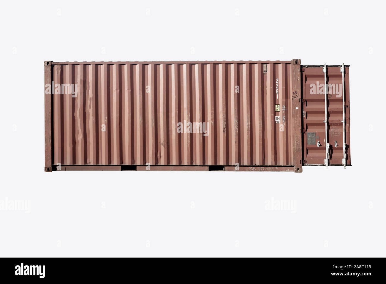 container Cut white background easy to use Stock Photo - Alamy