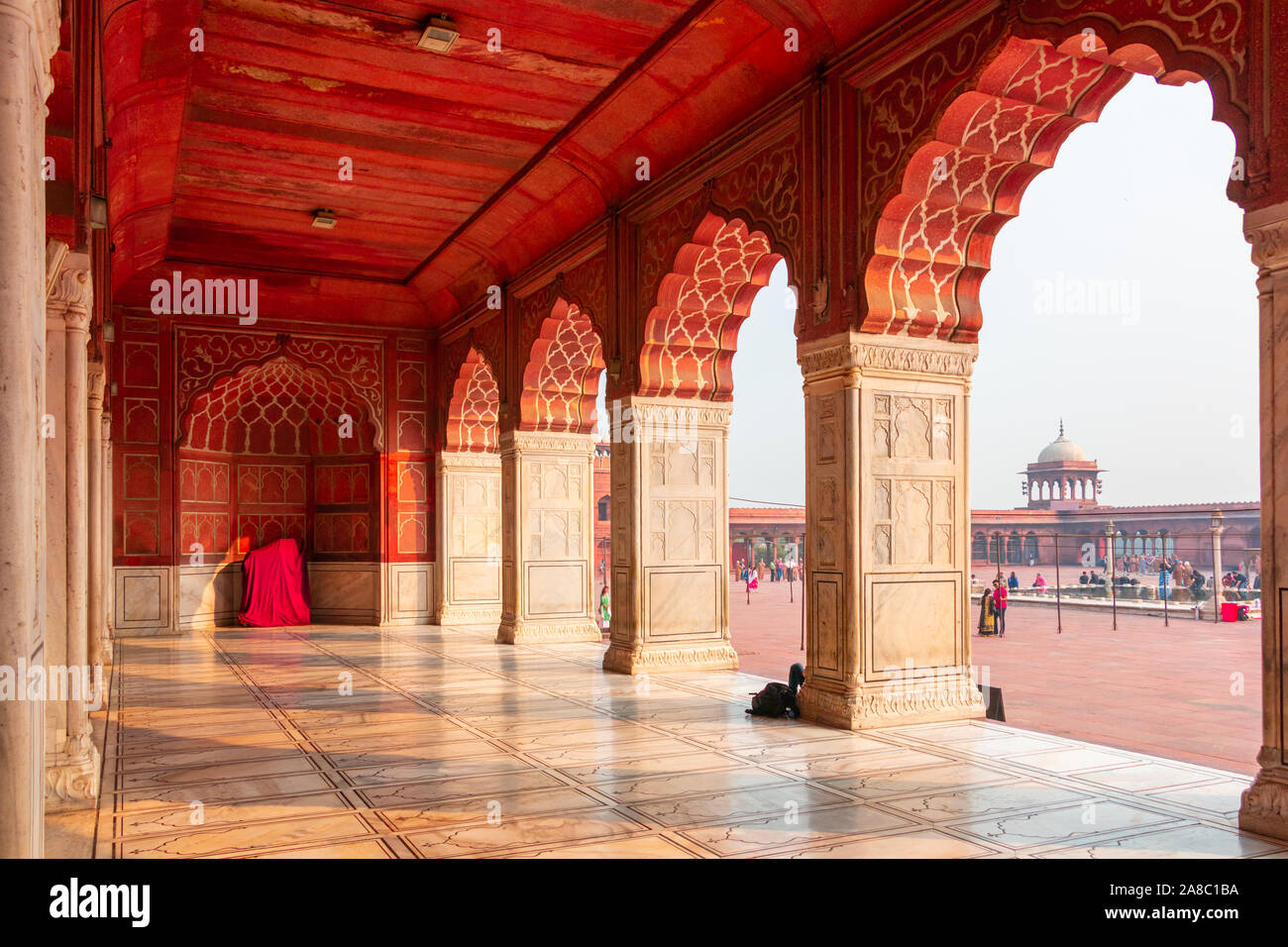 Interior and Exterior Jama Masjid of Delhi - The largest mosque of ...