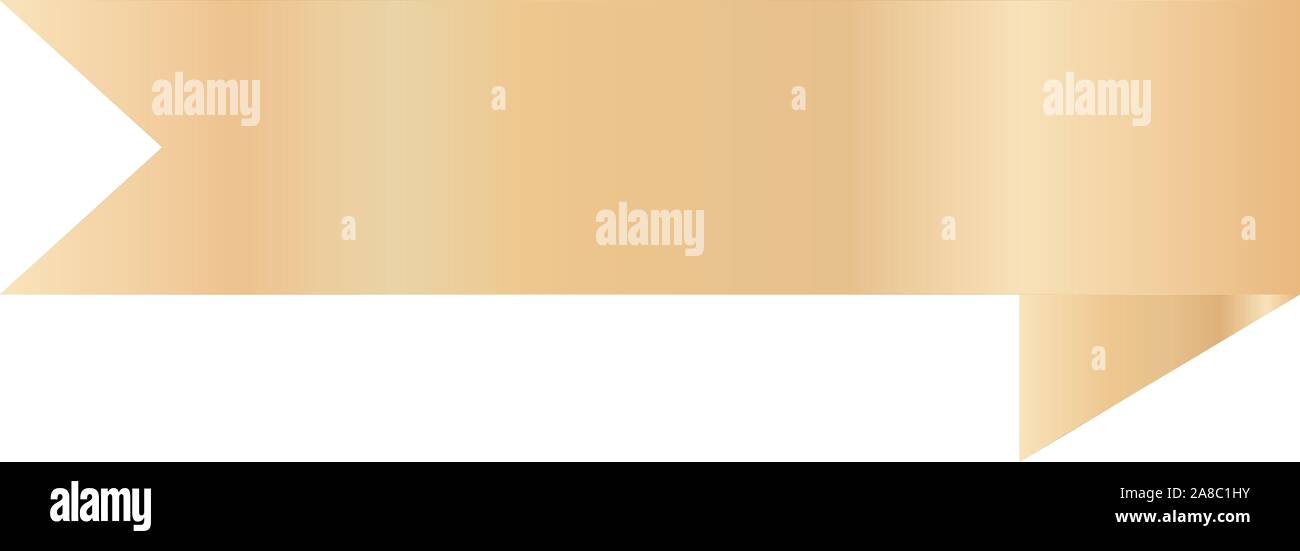 Satin ribbons on gold Stock Vector Images - Alamy