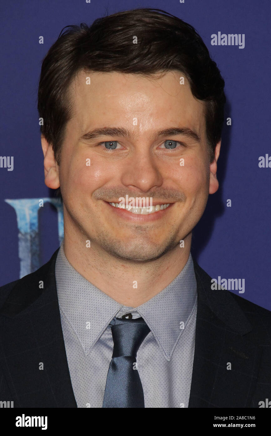 Los Angeles, USA. 07th Nov, 2019. Jason Ritter at Disney's "Frozen II ...