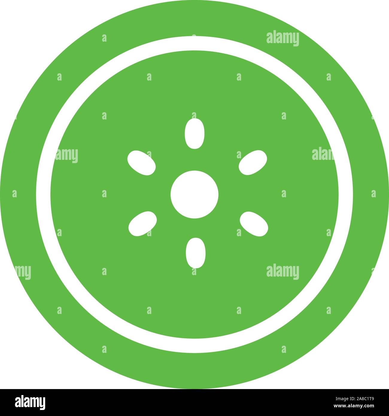 kiwi fruit icon on white background. flat style. kiwi icon for your web ...