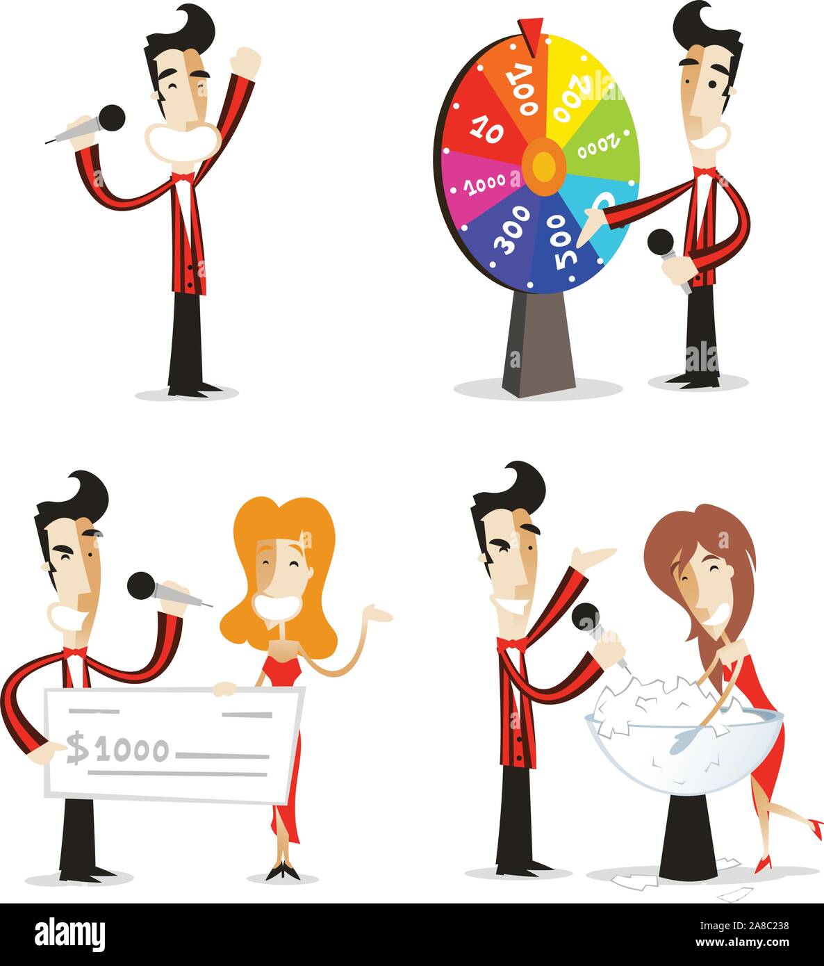 Animated Game Show Host