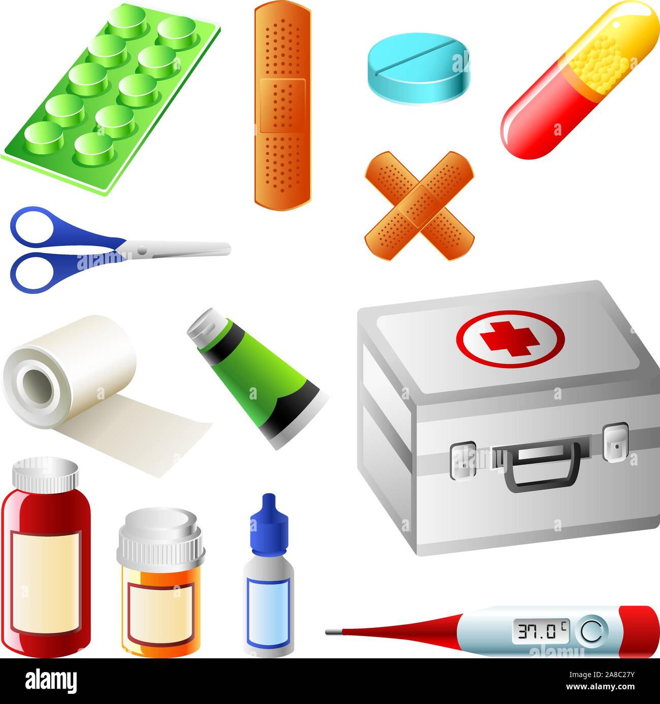 first aid kit Stock Vector Image & Art - Alamy
