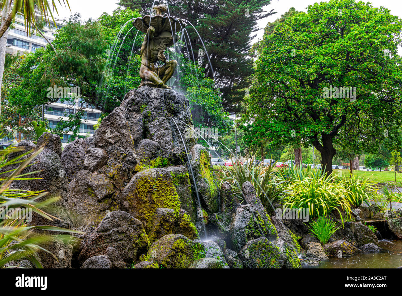 Long exposure water feature fountain hi-res stock photography and ...