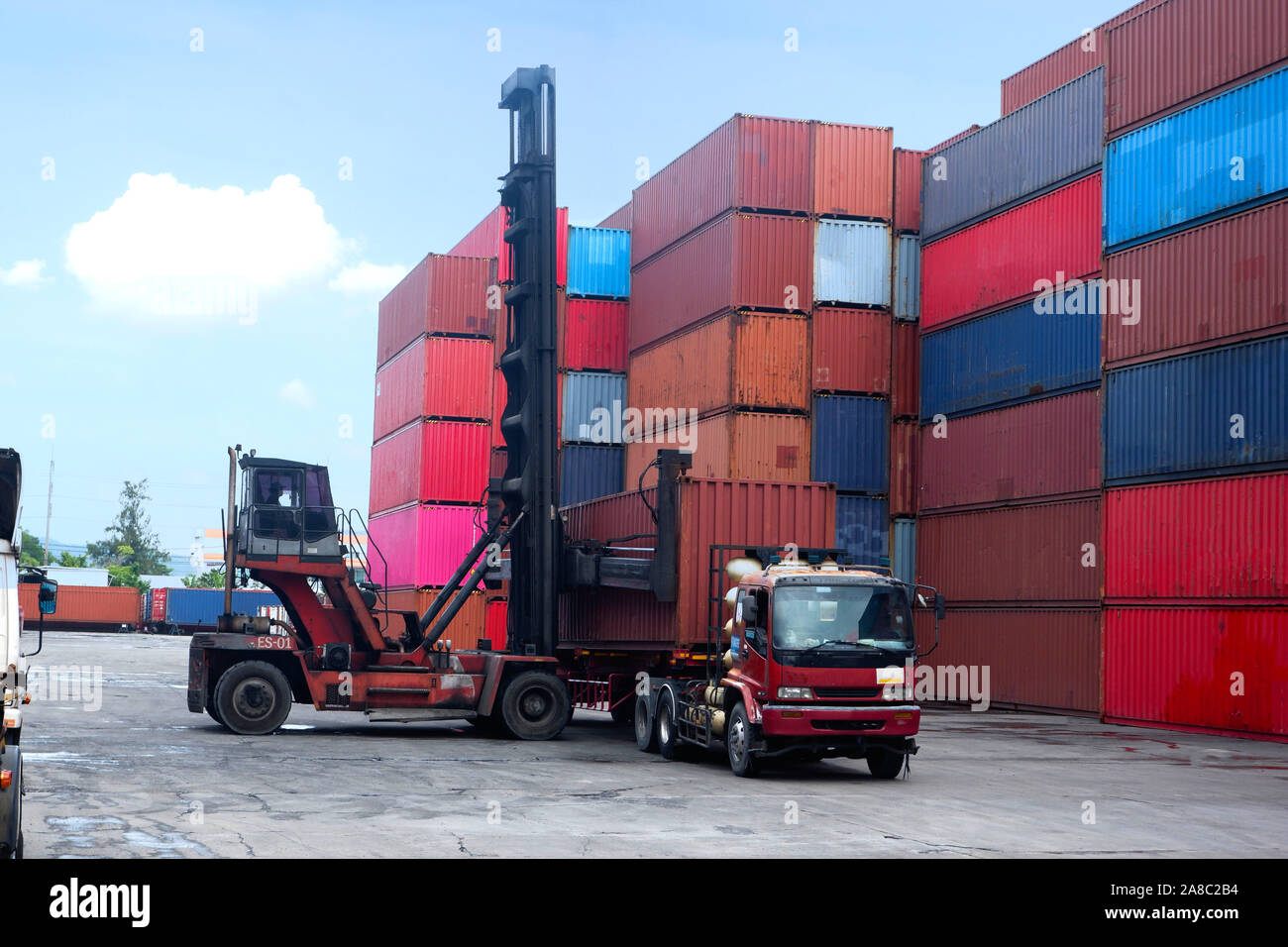 Container Trucks High Resolution Stock Photography and Images - Alamy