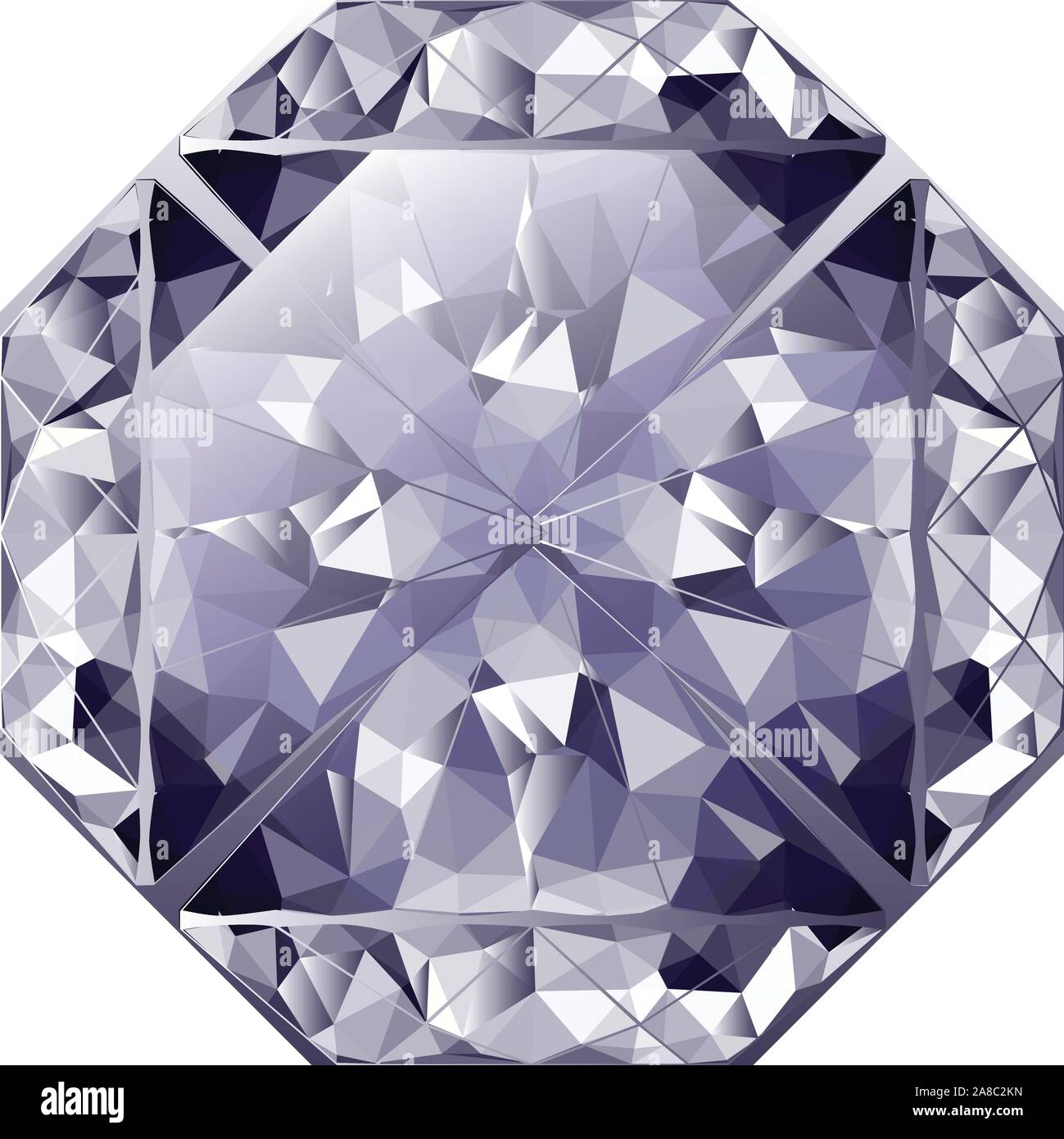 Abstract shiny diamond of dark blue color Stock Vector Image & Art - Alamy