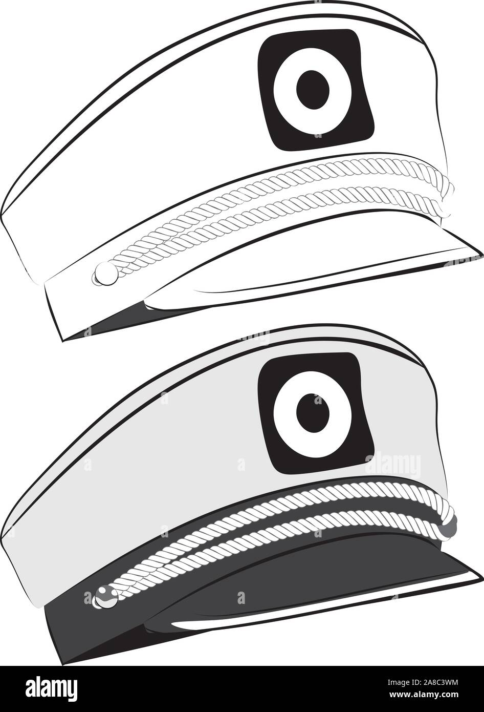 Ship crew captain on Stock Vector Images - Alamy