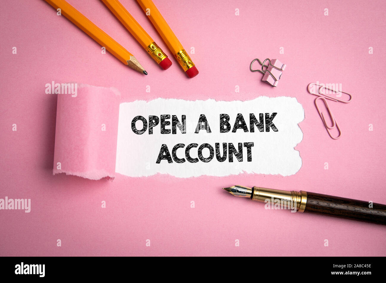 Open a bank account hi-res stock photography and images - Alamy