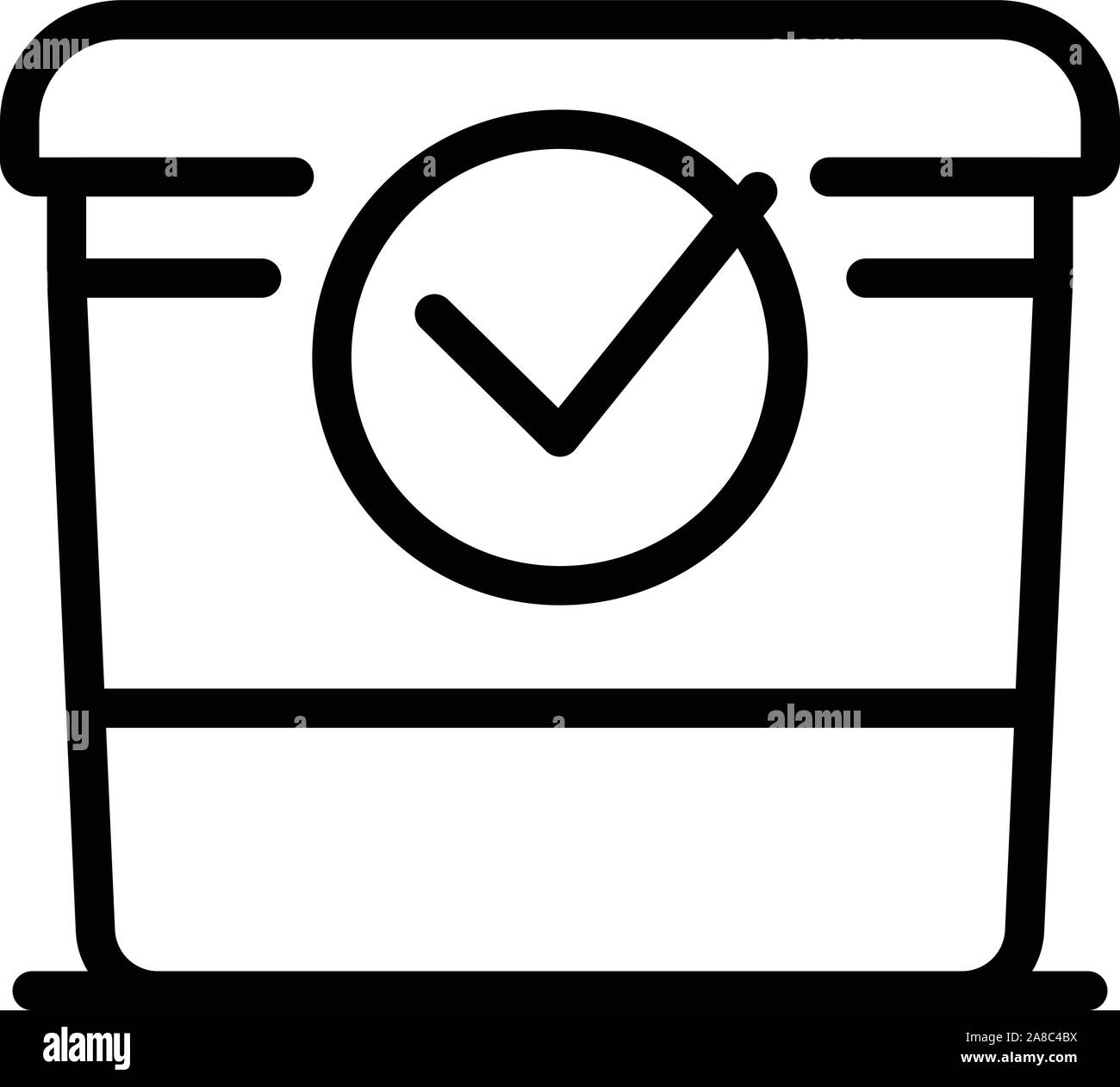 Home rubbish bin recycling box Cut Out Stock Images & Pictures - Alamy