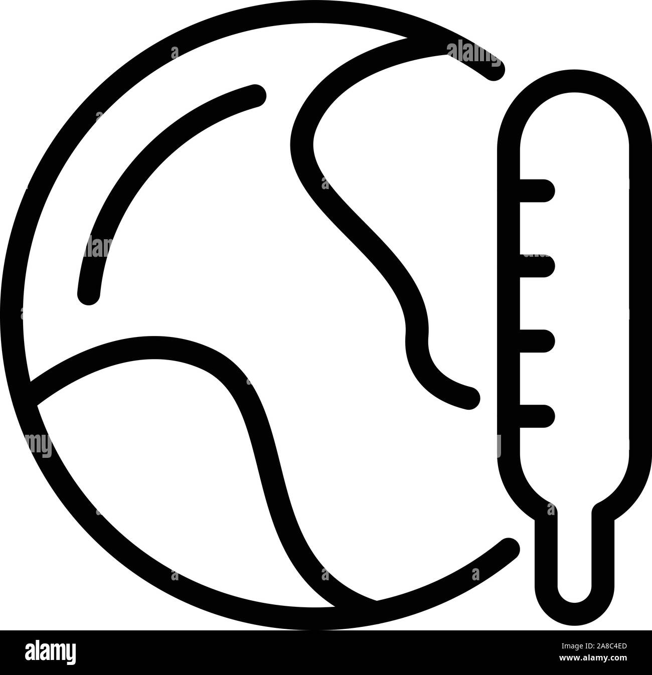 Global recycling icon, outline style Stock Vector Image & Art - Alamy