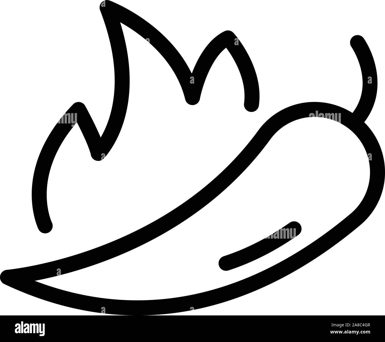 Extra hot pepper Black and White Stock Photos & Images - Alamy