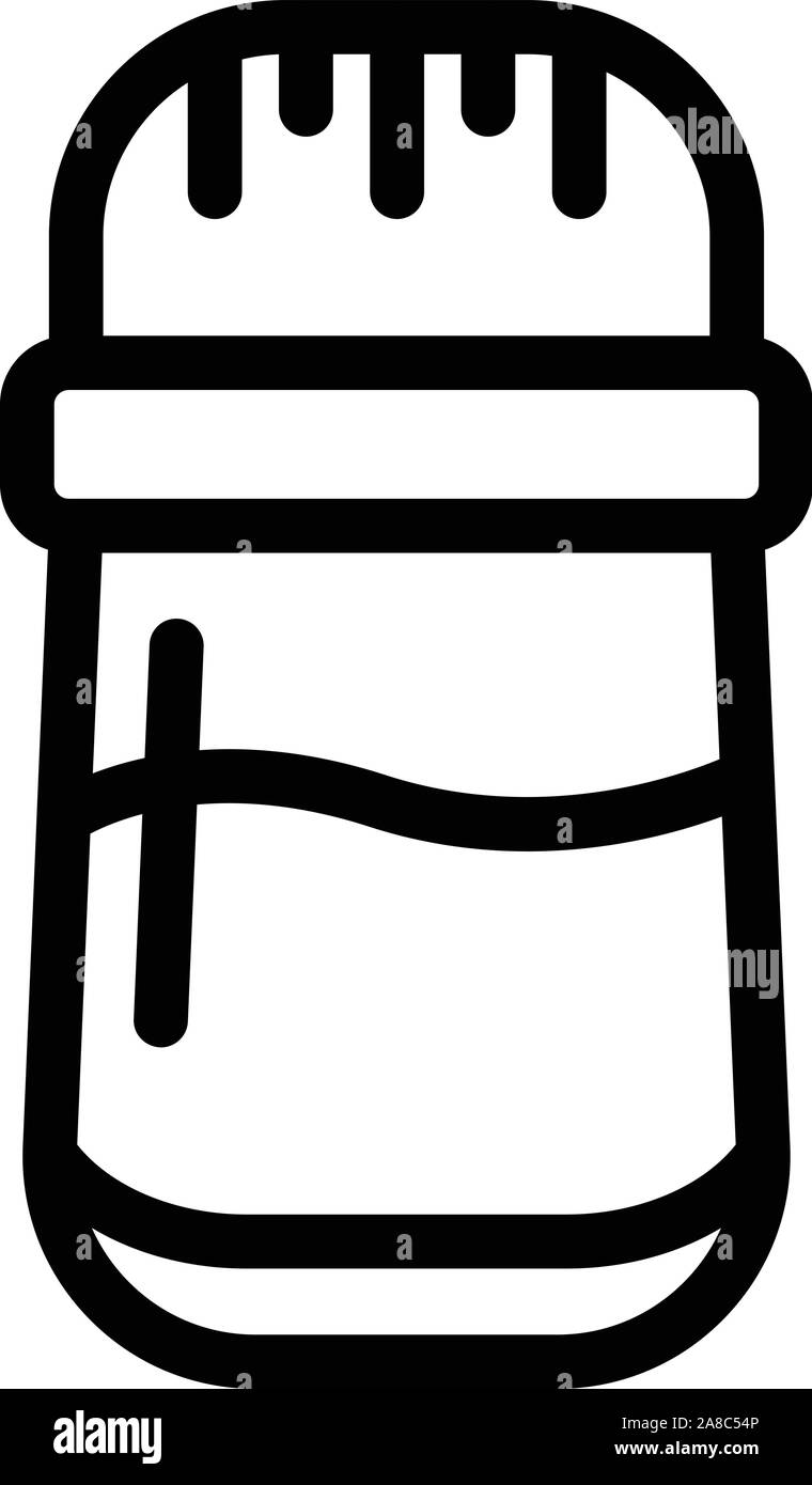 Salt kitchen jar icon, outline style Stock Vector Image & Art - Alamy