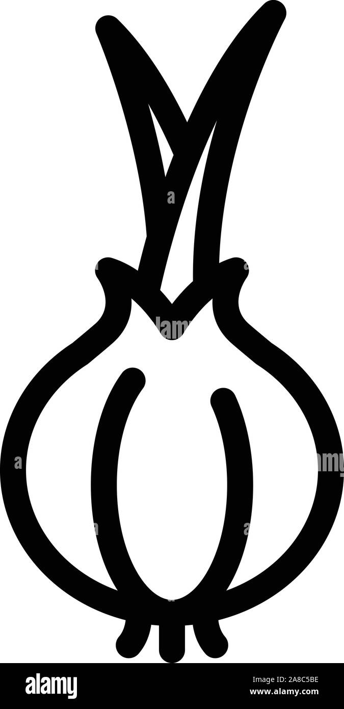 Spring onion garden container Stock Vector Images - Alamy