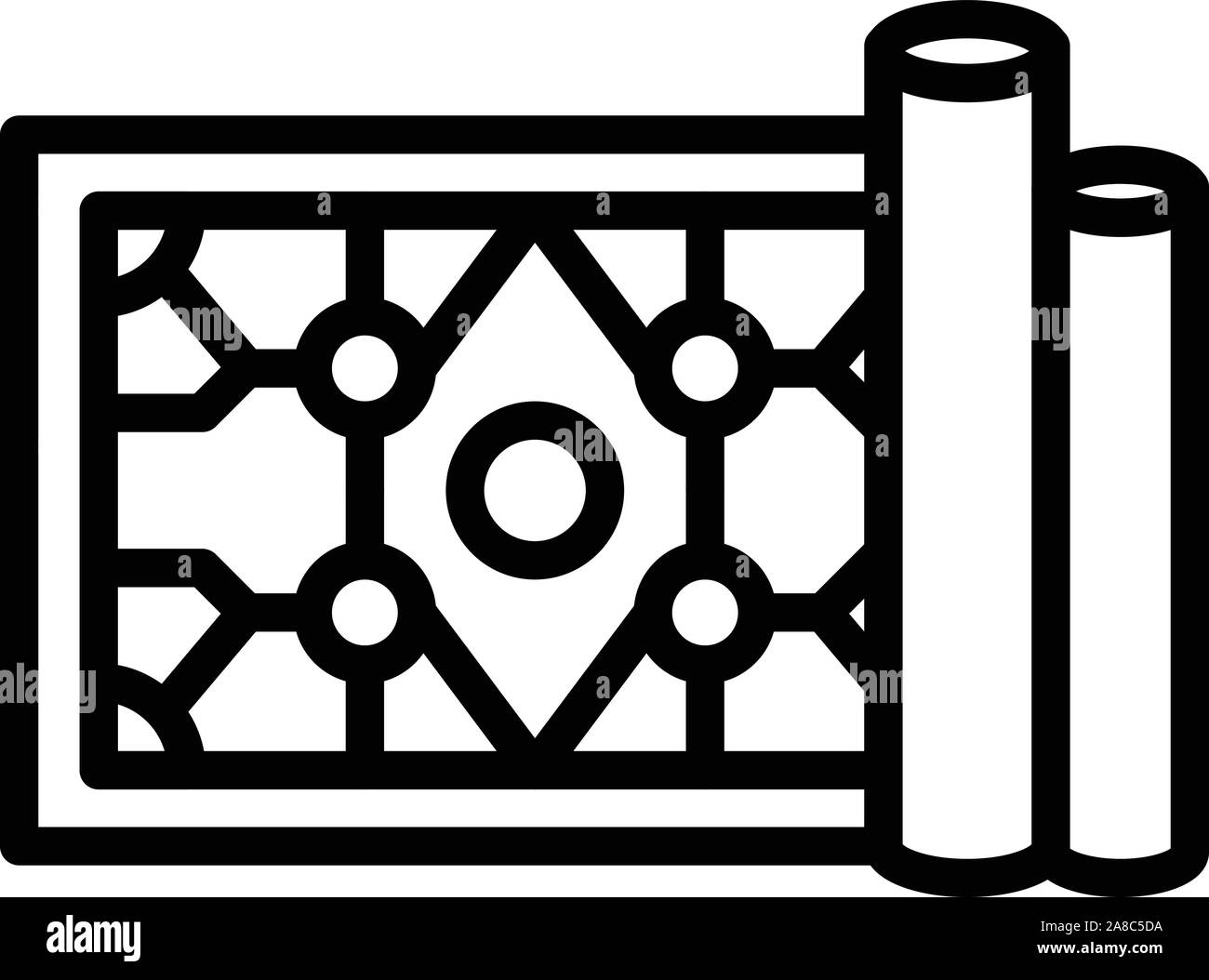 Turkish carpet icon, outline style Stock Vector Image & Art - Alamy