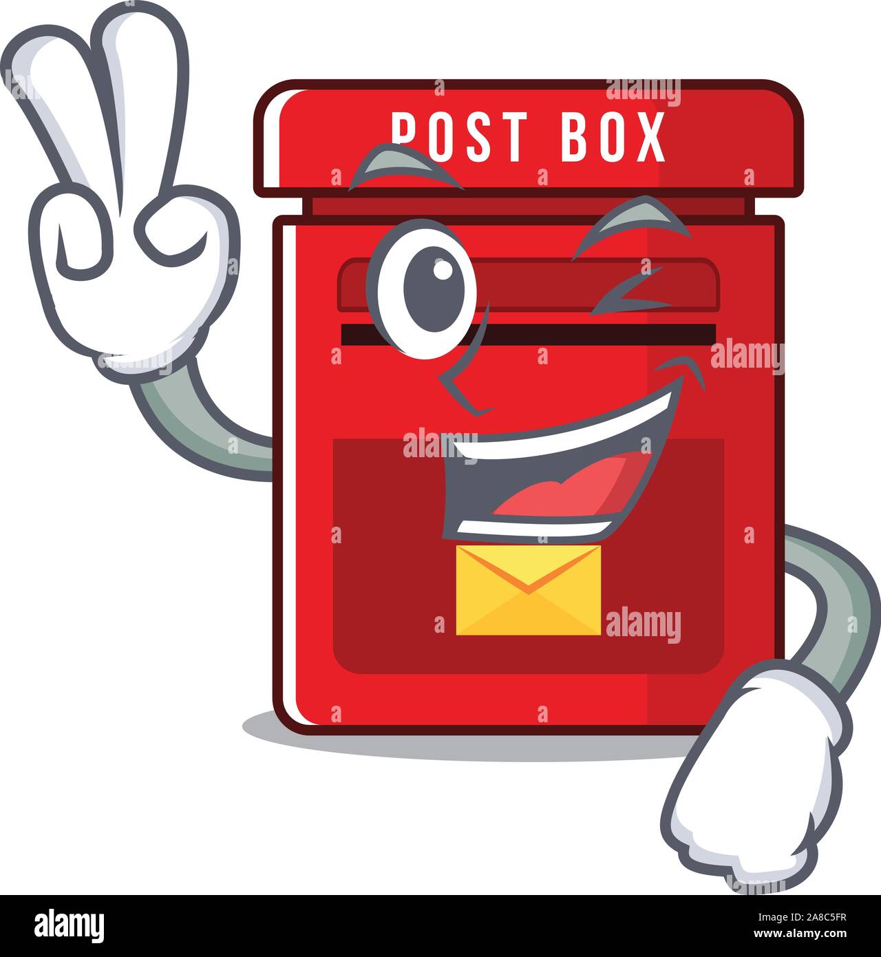 Cute Cartoon Mailbox