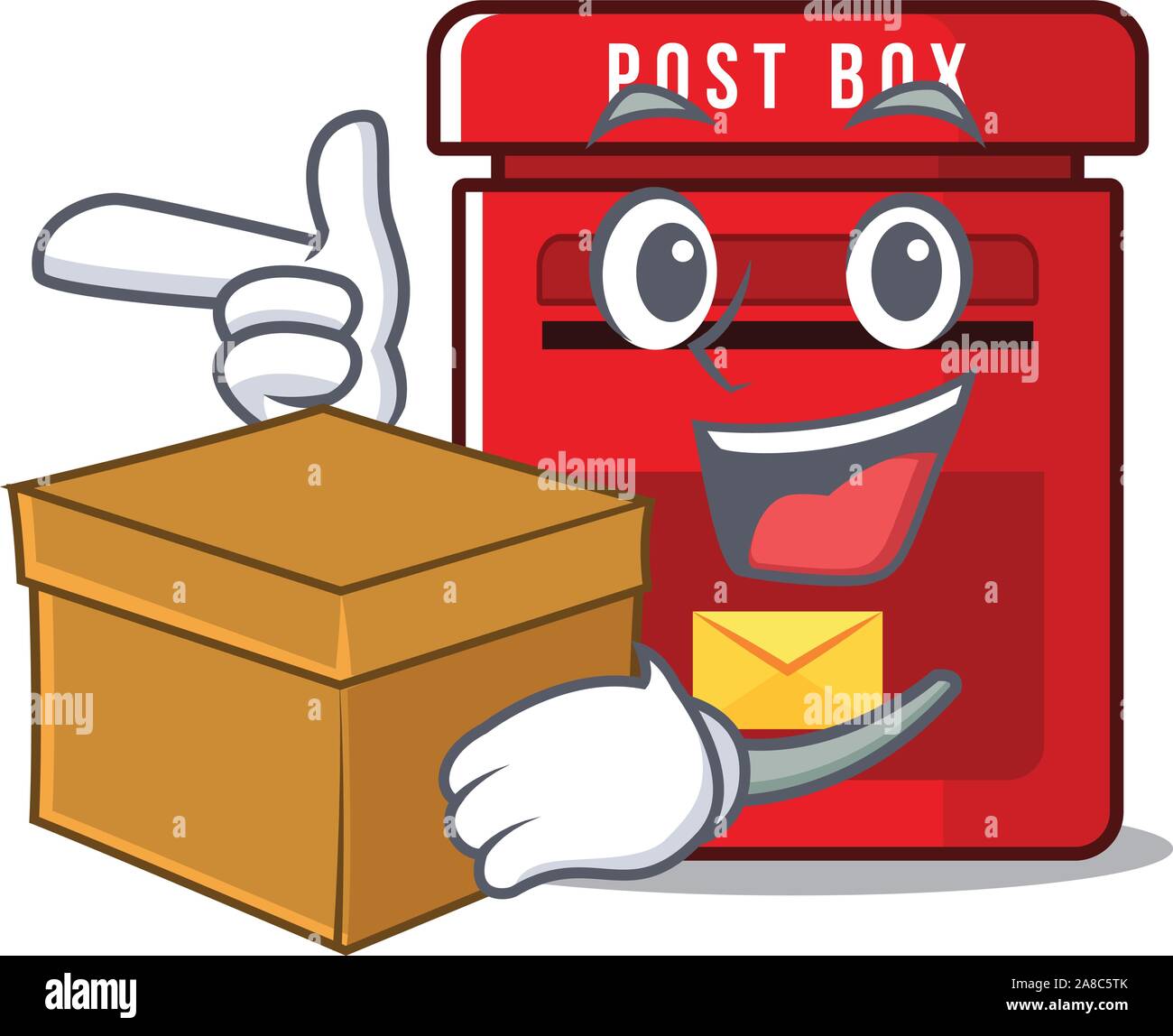 Cute Cartoon Mailbox