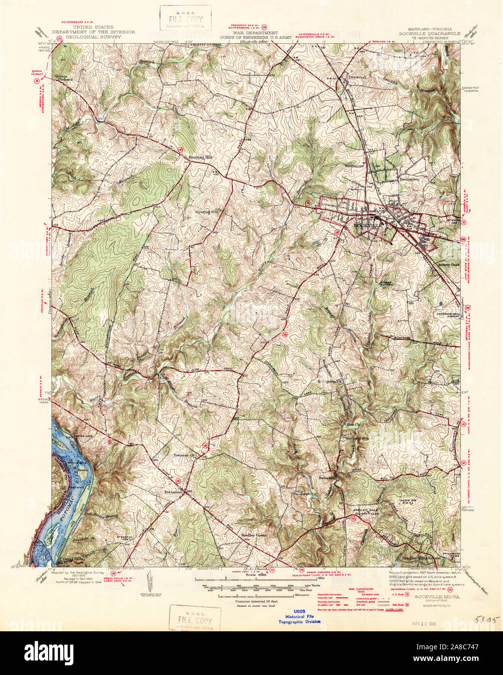 Rockville maryland map hi-res stock photography and images - Alamy