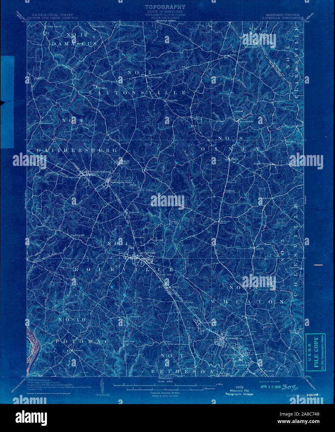 Rockville maryland map hi-res stock photography and images - Alamy