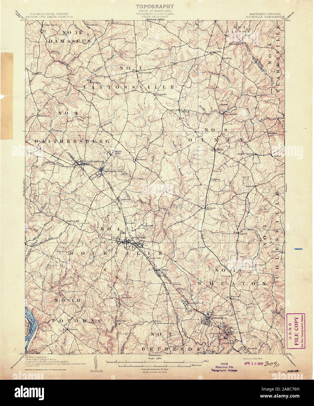 Rockville maryland map hi-res stock photography and images - Alamy