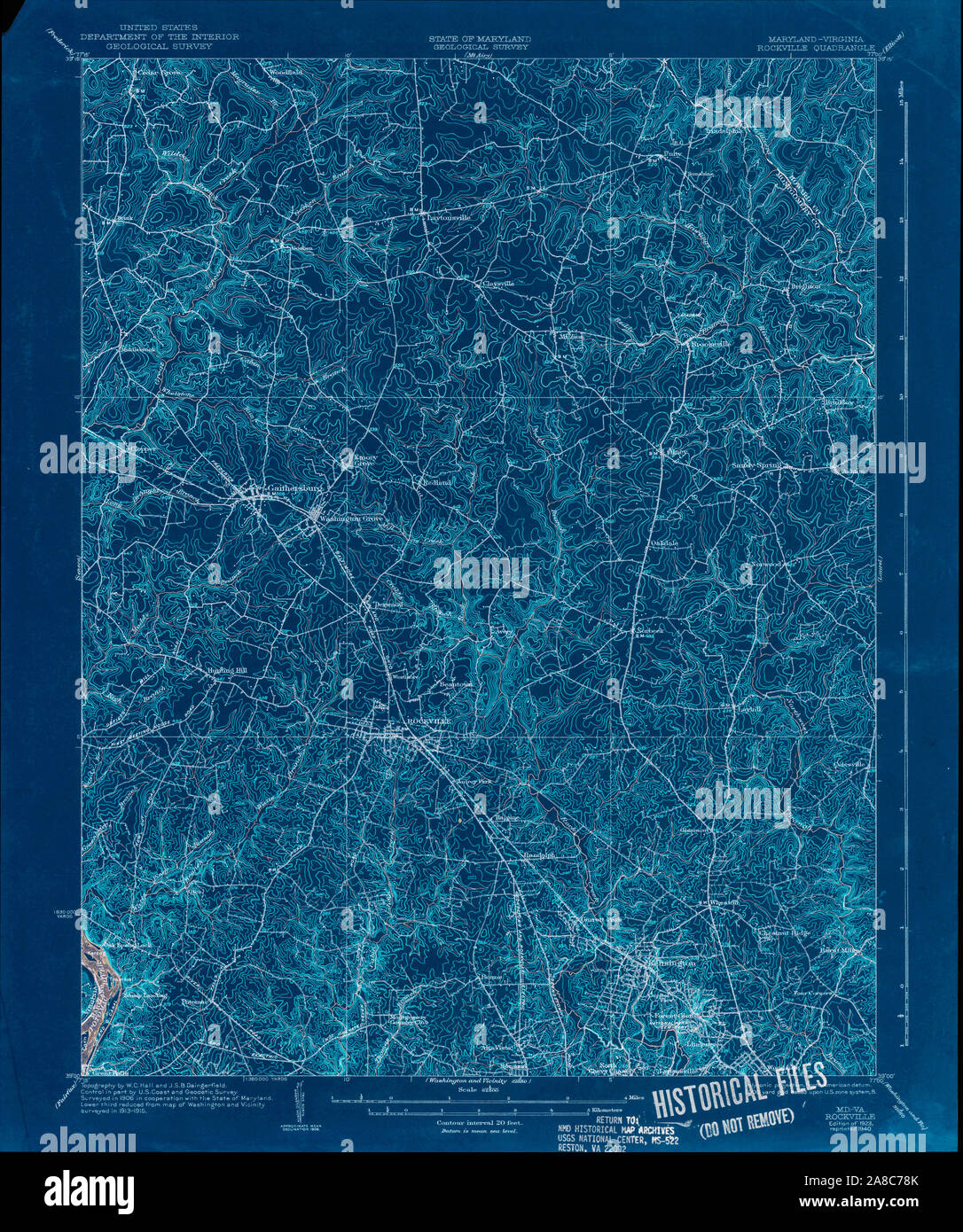 Rockville maryland map hi-res stock photography and images - Alamy