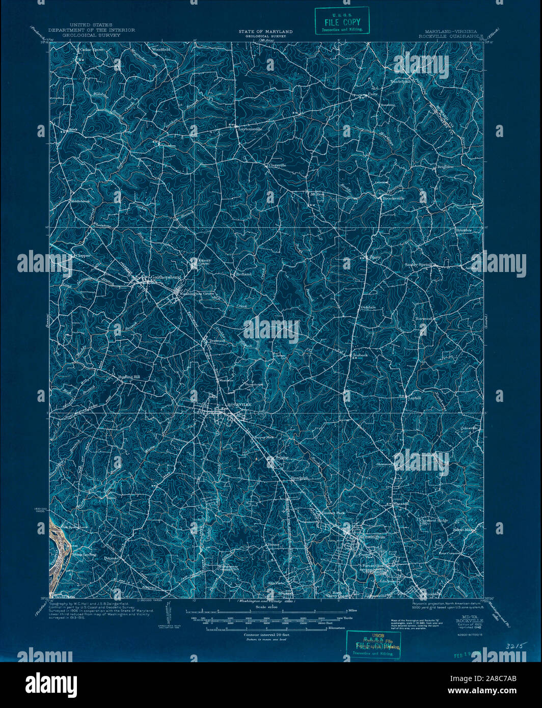 Rockville maryland map hi-res stock photography and images - Alamy