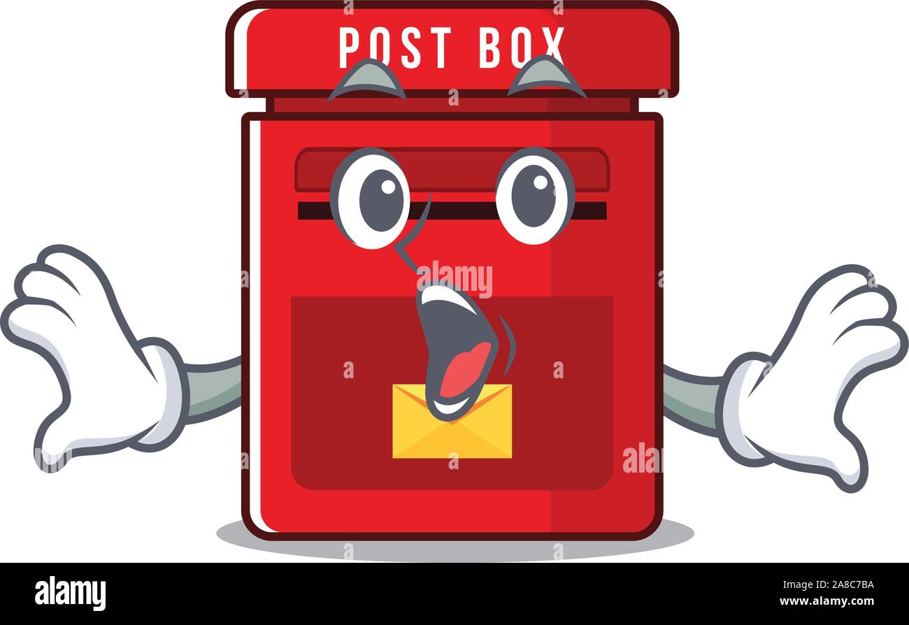 vector mailbox with a the surprised mascot Stock Vector Image & Art - Alamy