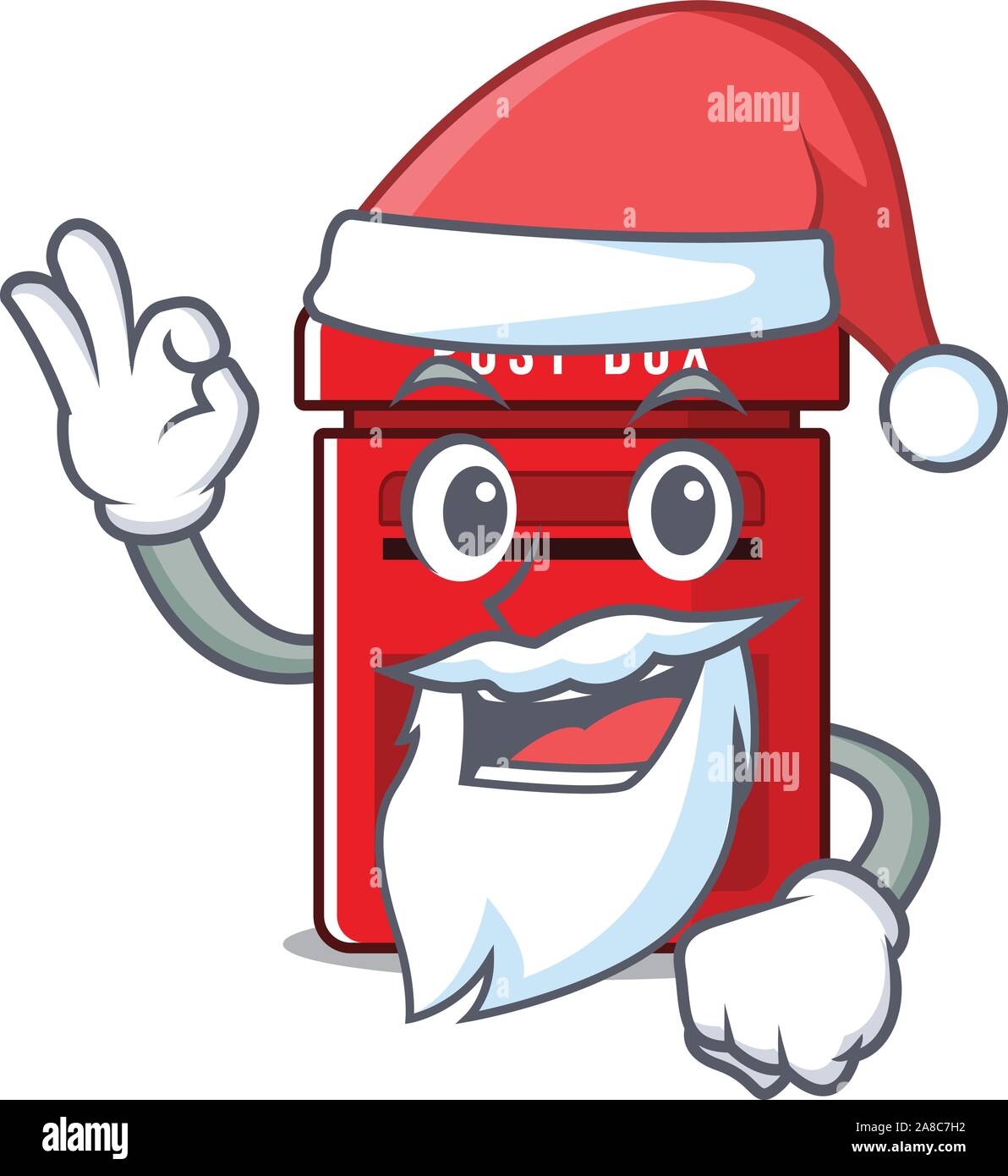 Mailbox santa claus Stock Vector Images - Alamy